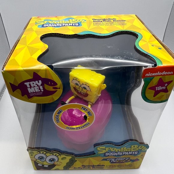 Nickelodeon | Toys | Spongebob Squarepants Jellyfish Racer Push N Go ...